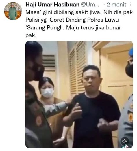 Masa Gini Dibilang Sakit Jiwa Ini Video Polisi Yang Coret Coret