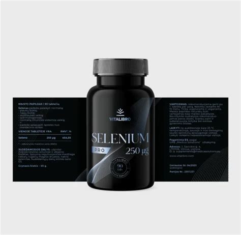 stiprios koncentracijos selenas selenium pro vitalibro