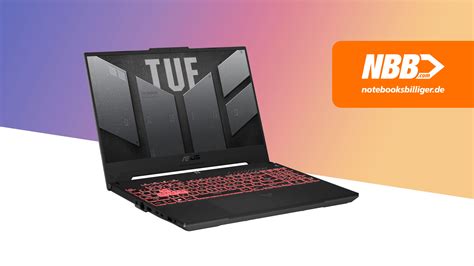 Notebooksbilliger: Gaming-Notebook Asus TUF A15 für 999 Euro ...