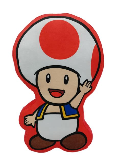 Super Mario Toad Cushion Shaped Kussen Nintendo