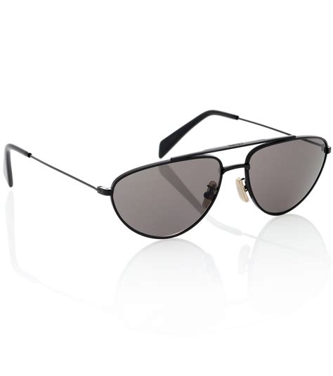 Céline Aviator Sunglasses In Black Lyst