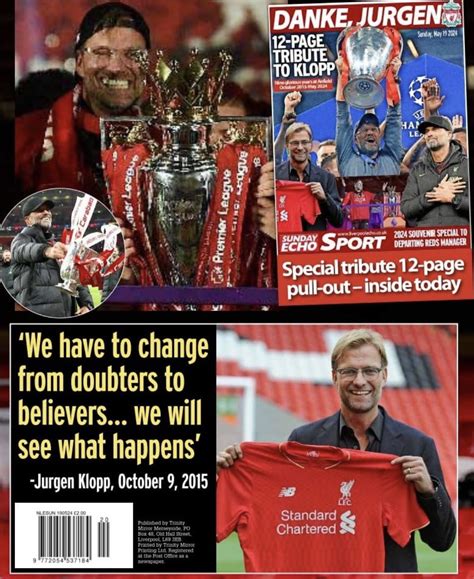 Liverpool Echo Jurgen Klopp Liverpool Fc Farewell Special 19th May 202
