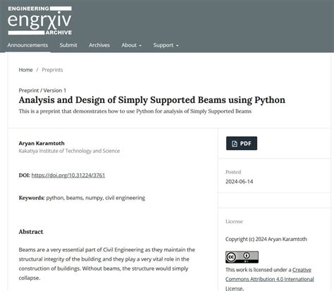 aryan karamtoth on linkedin my preprint named analysis and design of