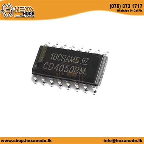 Cd4050 Sop Buffer Non Inverting 6 Buffers Unusual Pin Configuration Capable Of Directly