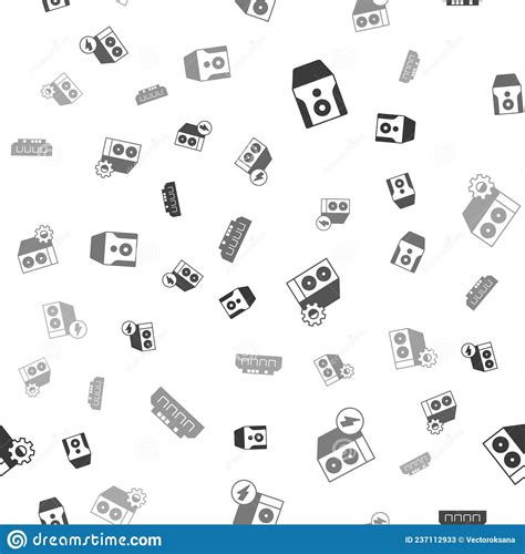 Set Uninterruptible Power Supply Case Of Computer And Ram Random