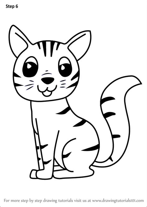 Cat Drawing Cartoon