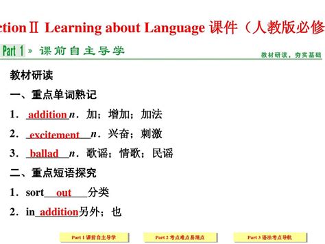 人教版高中英语ppt配套课件：必修2 Unit 5 Section ⅱword文档在线阅读与下载无忧文档