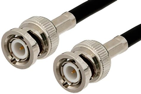 Bnc Male To Bnc Male Cable Using Ohm Rg Coax