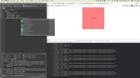 Gulp Less Css Minify Auto Load Youtube