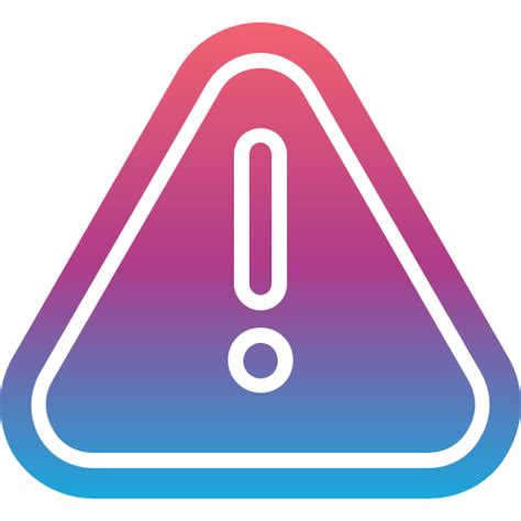 Danger Sign Generic Flat Gradient Icon
