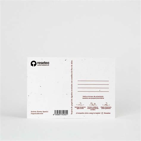 Postal Plantable Gracias Resetea