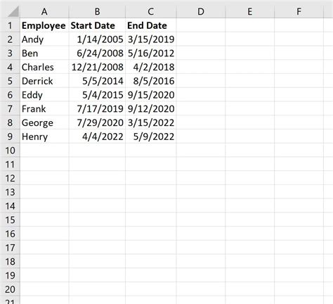 so berechnen sie das dienstalter in excel mit beispiel statorials