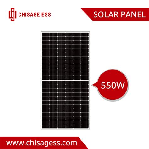 Chisage Factory Mono Highest Monocrystalline Solar Power Half Cell 550w