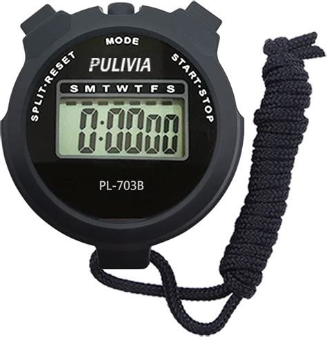 PULIVIA Sport Cronometro Timer Lap Split Memory Digitale Antiurto Per