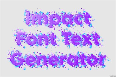 Impact Font Text Generator Text Effect And Logo Design Font