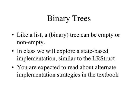 Ppt Binary Trees Powerpoint Presentation Free Download Id1939913