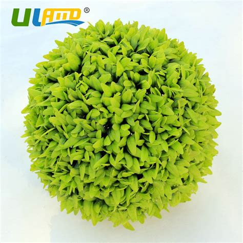 Uland Artificial Boxwood Balls Plastic Plants Kissing Balls Faux