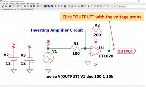 LTspice Noise Analysis Noise Spiceman