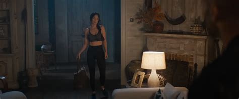 Megan Foxs Gray Tie Dye Bra In The Expendables 4 Trailer Popsugar