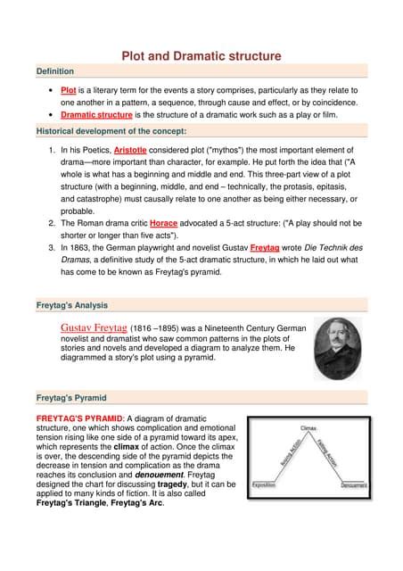 Plot And Dramatic Structure Pdf Drama Genres