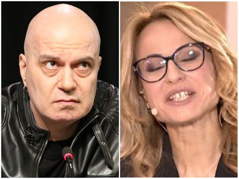 ЦЪНЦИ НА ДРЪВНИКА И Слави скочи на устатата водеща на БТВ Има махленско унизително дребнаво
