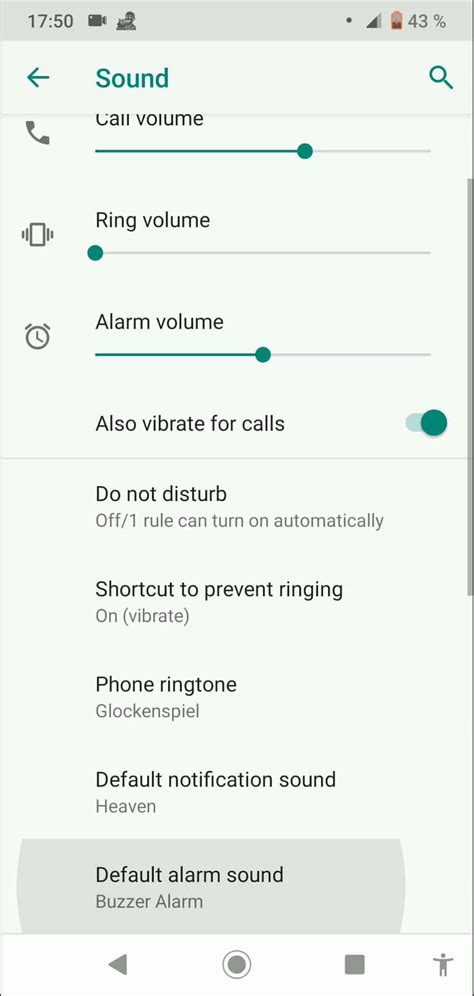 Default Alarm Sound Android 9 Manual Techbone