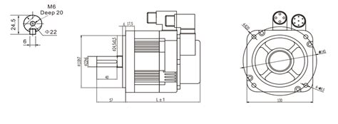 Drv Series 48v Dc Low Voltage Servo Motor Dimensions Simtach