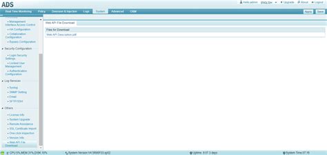 Introduction To Web APIs Of ADS NSFOCUS Inc A Global Network And Cyber Security Leader