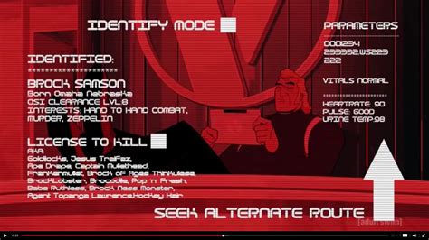 Til That One Of Brocks Code Names Is Brock Ness Monster R Venturebros