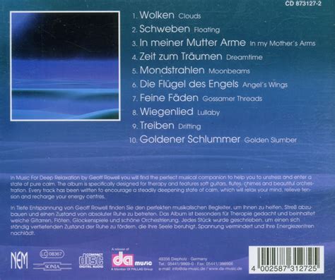 Musik für tiefe Entspannung CD jpc