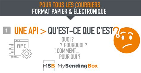Comprendre Ce Que Cest Exactement Une API MySendingBox