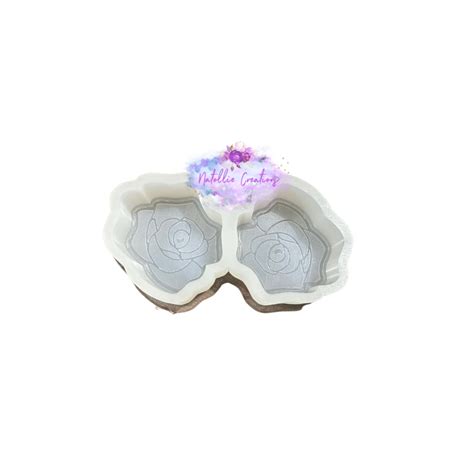 Rose Vent Clip Freshie Silicone Mold Natolliecreations