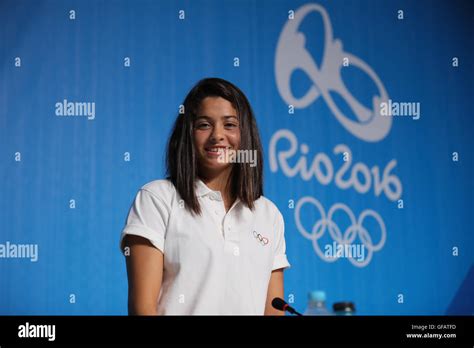 Rio De Janeiro Brazil 30th July 2016 The Swimmer Yusra Mardini Is