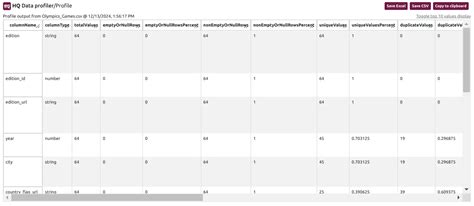 Understanding Data Profiling Results Hq Data Profiler