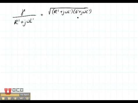 ECE3300 Lecture 5 9 TL Equations Impedance YouTube