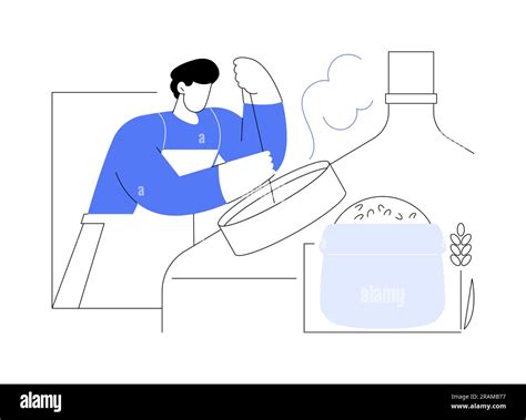 Beer Fermentation Abstract Concept Vector Illustration Stock Vector
