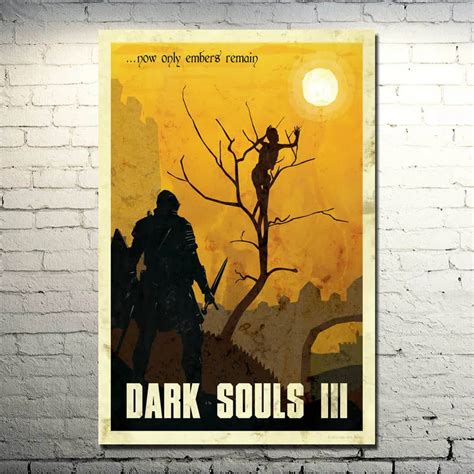 Dark Souls 1 2 3 Art Silk Fabric Poster Print 13x20 24x36inch Game