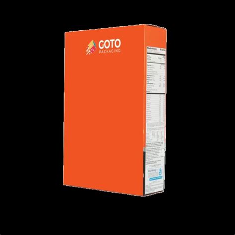 Blank Cereal Boxes Goto Packaging