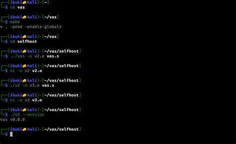 github v420v vas self hosted x86 64 assembler written in v