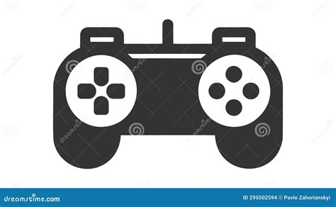Minimal Gaming Symbol Stream Modern Games Wireless Controller Icon