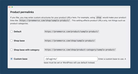 How And Why To Create Custom Permalinks For Woocommerce