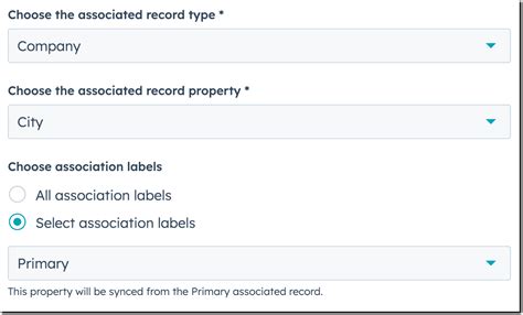 Create Sync Properties That Copy Data To Associated Records