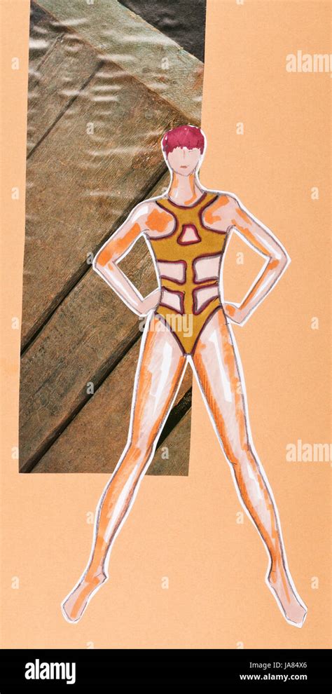Woman Education Fashion Model Design Project Concept Plan Draft Lady Stock Photo Alamy
