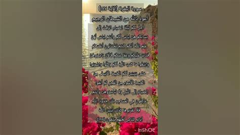 سورة البقرة الآية ١٨٧ Youtube