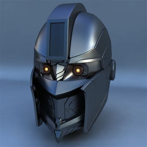 Robot Head 3d Models For Download Turbosquid