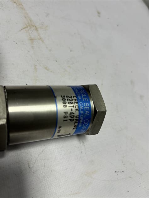 genuine circle seal control 220t 4pp sst check valve 300 psi moses b