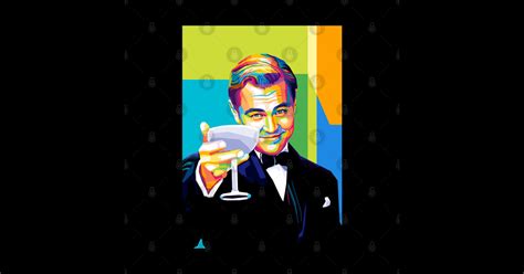 Leonardo Dicaprio Cheers Meme Pop Art Meme Sticker Teepublic