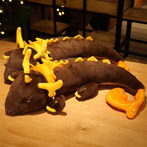 68cm Genshin Impact Game Morax Dragon Plush Doll Stuffed Toy Pillow