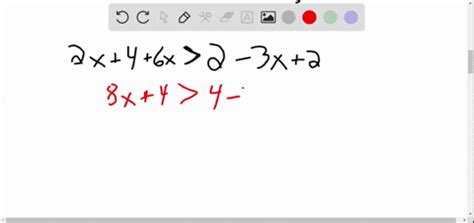 Solved Solve Each Inequality Graph The Solution Set And Write It Using