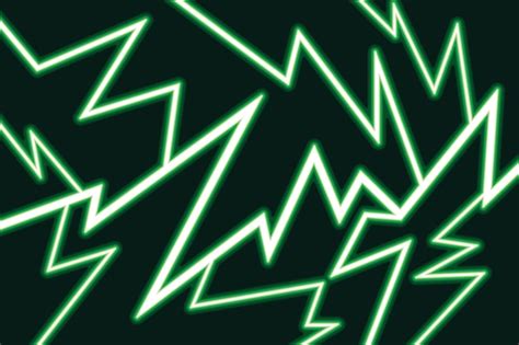 Premium Vector Vector Realistic Green Lightning Bolt Effect